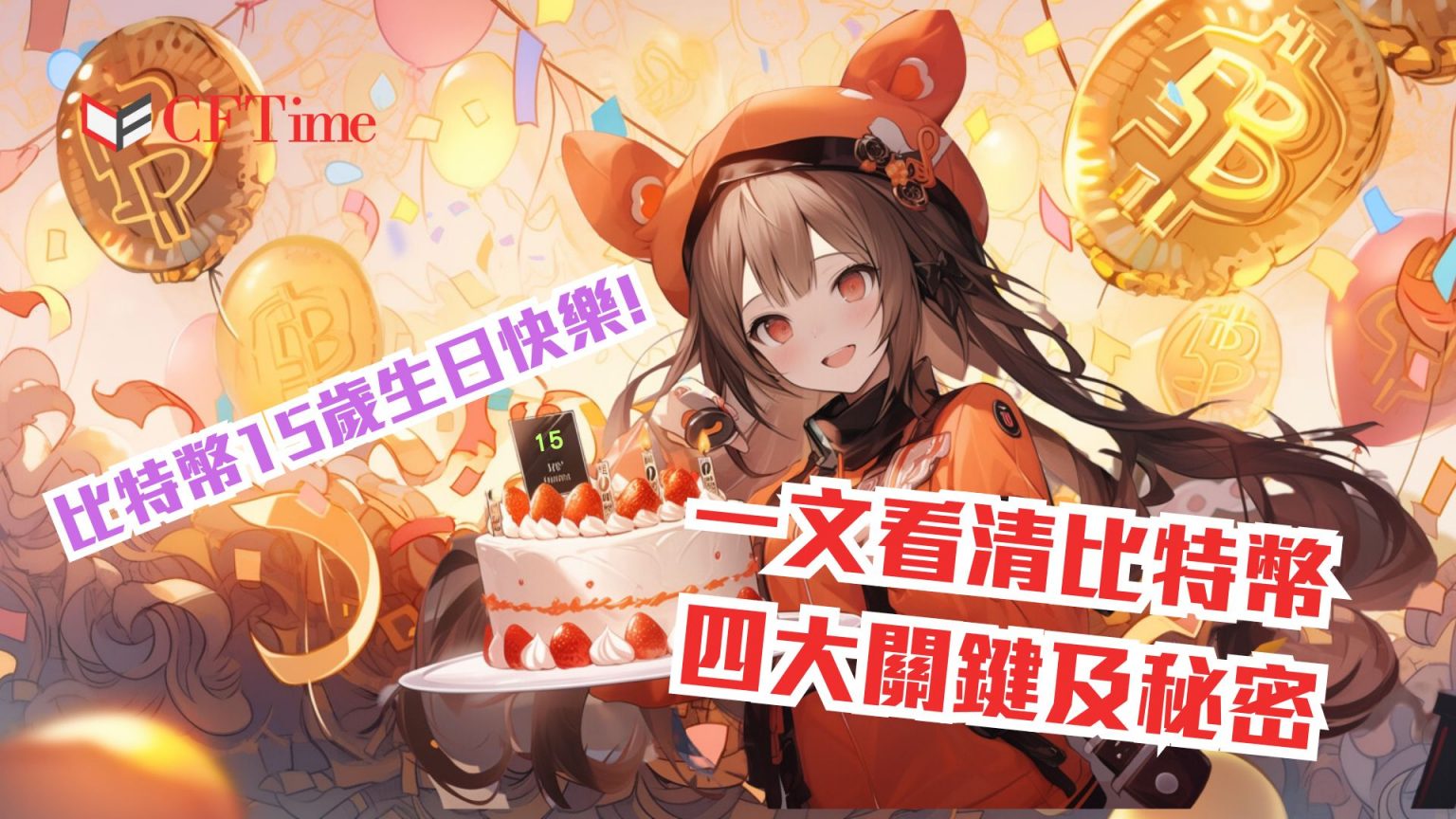 比特幣15歲生日快樂! 一文看清比特幣四大關鍵及秘密 - cftime.io