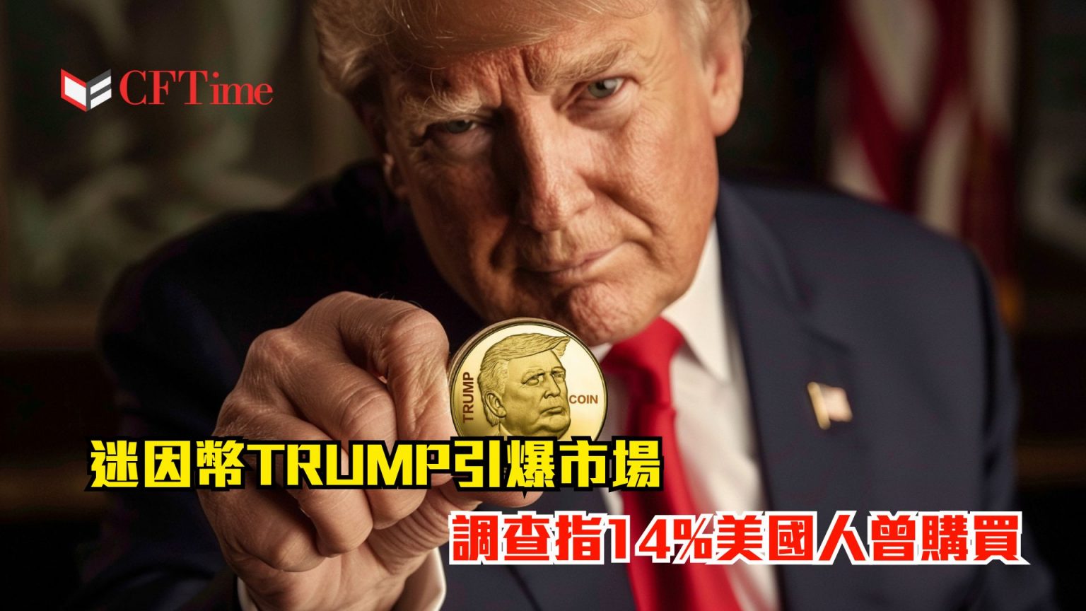 特朗普幣引爆市場 調查指14%美國人曾購買 分析：加密貨幣監管進入「混亂」新時代 - cftime.io